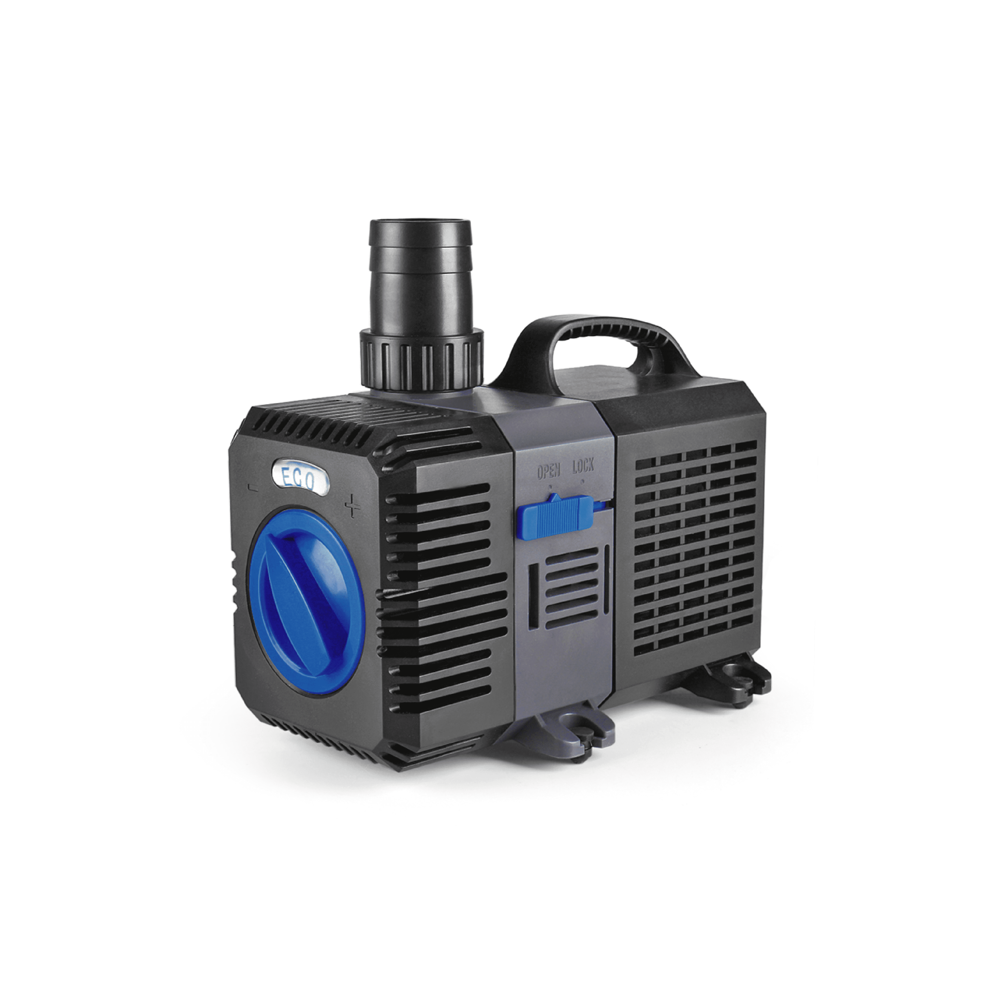 Pond Pump Submersible (1400GPH) Adjustable Flow Inline Aquarium ...