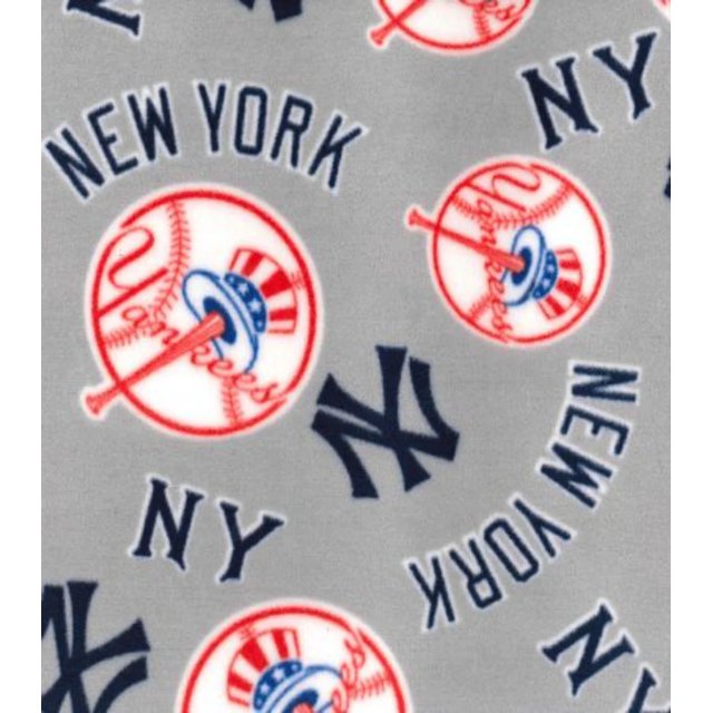 Yankees Grey Fleece - Walmart.com