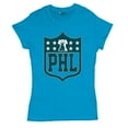 Philadelphia Shield T-Shirt Birds Football Fan Bleed Green Philly Women ...