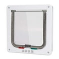 4-Way Locking Flap Pet Door, Suitable for Cat Door and Dog Door of ...