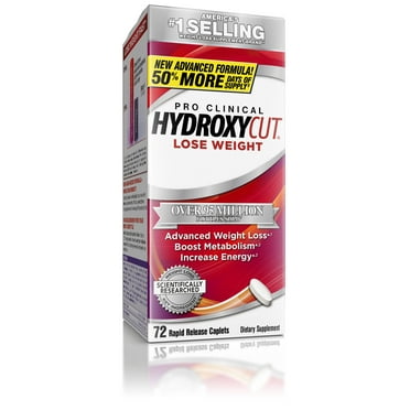Hydroxycut Advanced Weight Loss Capsules, Intense Fat Burner, Increase ...