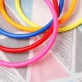 Homemaxs Toss Rings Set, 12pcs Assorted Colors, 5 Inch Plastic Rings ...
