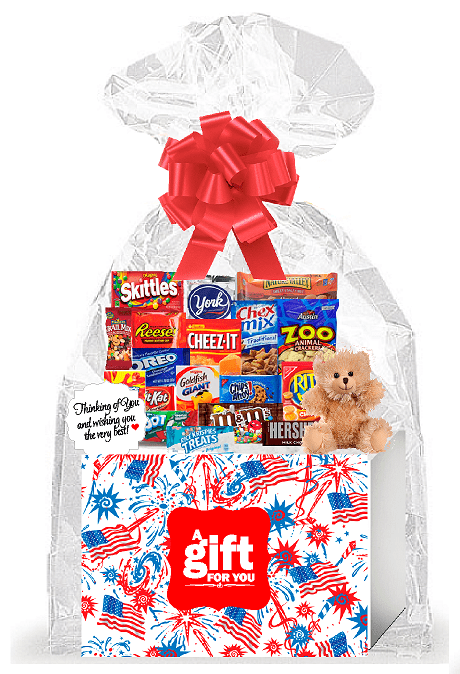Patriotic Sparkle Independence Day Thinking of You Cookies, Candy ...
