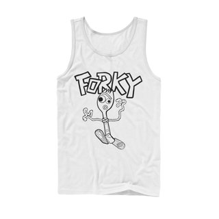 Disney Pixar Toy Story 4 Forky Running T-Shirt - Short Sleeve Cotton T ...