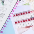 720pcs Alphabet Index Tabs and Numbers Index Tabs Self-Adhesive 0 to 9 ...