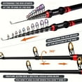 Ultralight Carbon Fishing Rod Set with Spinning Wheel and Long Cast ...