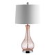 SAFAVIEH Finnley Contemporary Chic with USB Port Table Lamp, Blush ...