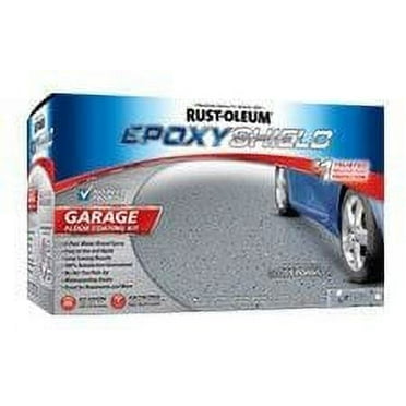 Dark Gray, Rust-Oleum EpoxyShield Water-Based Epoxy Garage Floor ...
