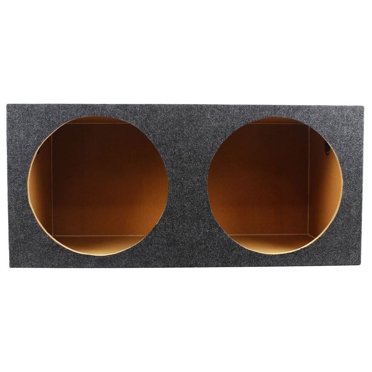Car Audio Dual 15" Vented Subwoofer Stereo Sub Box Ported Enclosure 3/4 ...