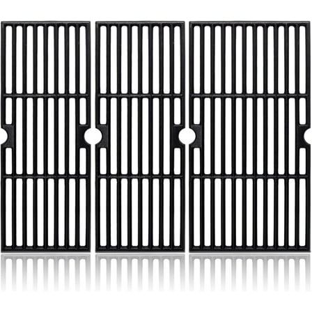 Nexgrill 17 inch Cast Iron Cooking Grates for 6 Burner Gas Grill ...