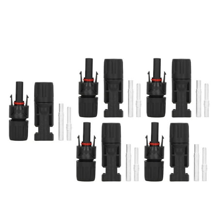 Solar PV Connectors, 1000V IP67 Protection 5 Set Easy Connection Anti ...