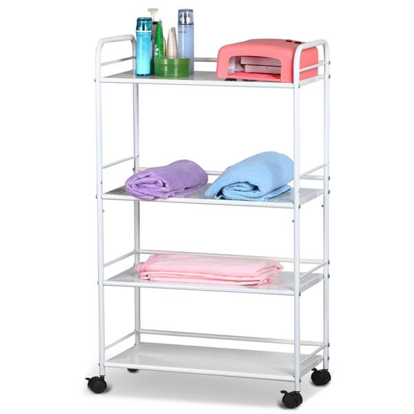4 Shelf Large Salon Beauty Trolley Cart Spa Storage Dentist Wax ...