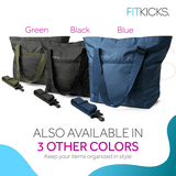 FITKICKS Hideaway Packable Duffle Travel Tote Bag Shoulder Purse, Burgundy (Unisex) - Walmart.com