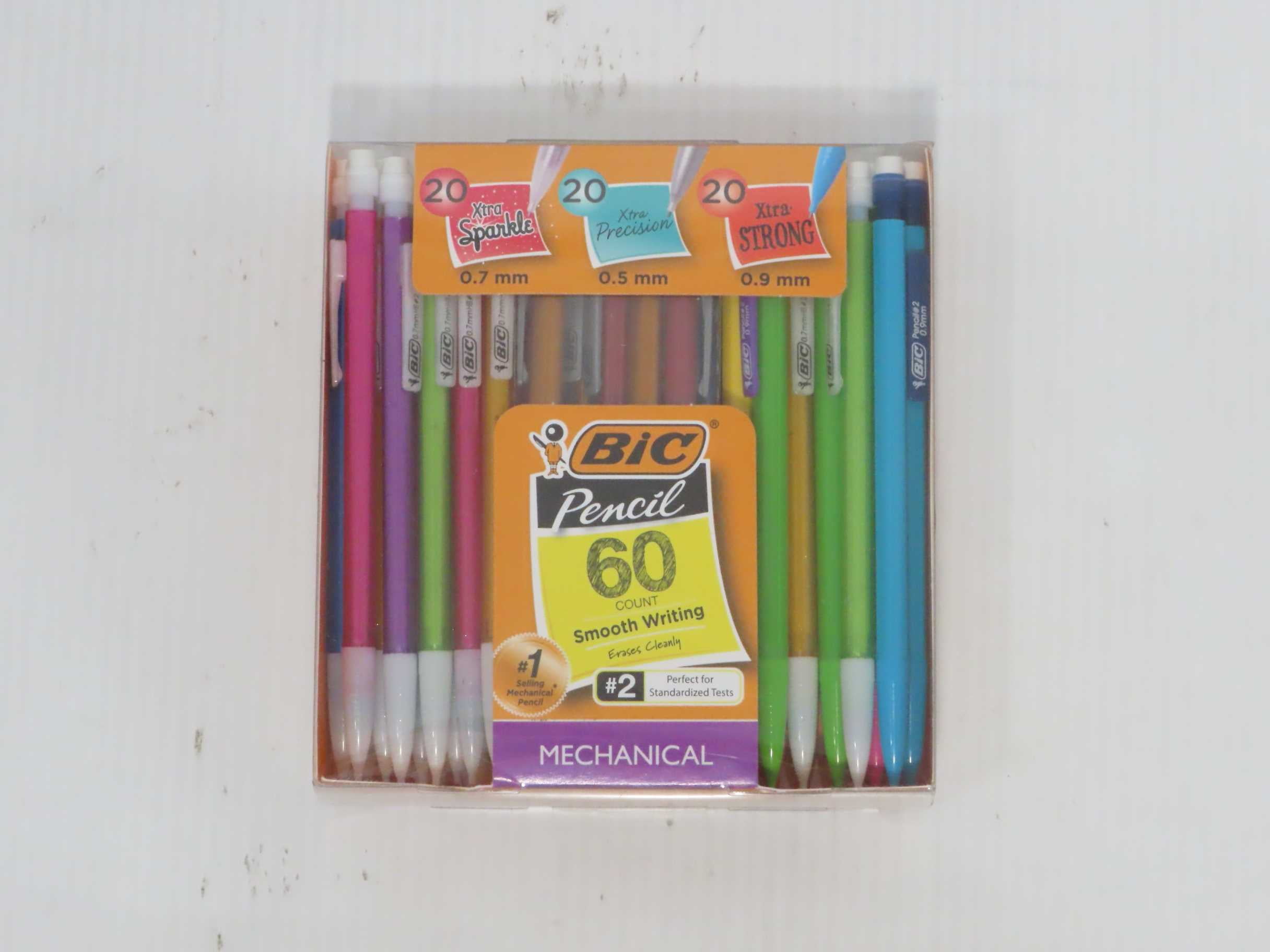 BIC Mechanical Pencil Variety Pack, 0.5mm/0.7mm/0.9mm, 60-Count ... BIC Mechanical Pencil Variety Pack, 0.5mm/0.7mm/0.9mm, 60-Count ...