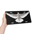 Eagle Compass Mountain Forest Moon Clouds Aluminum License Plate 6 x 12 ...
