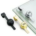 Tibvox 3Digit Combination Lock Sliding Glass Door Lock Anti-theft ...