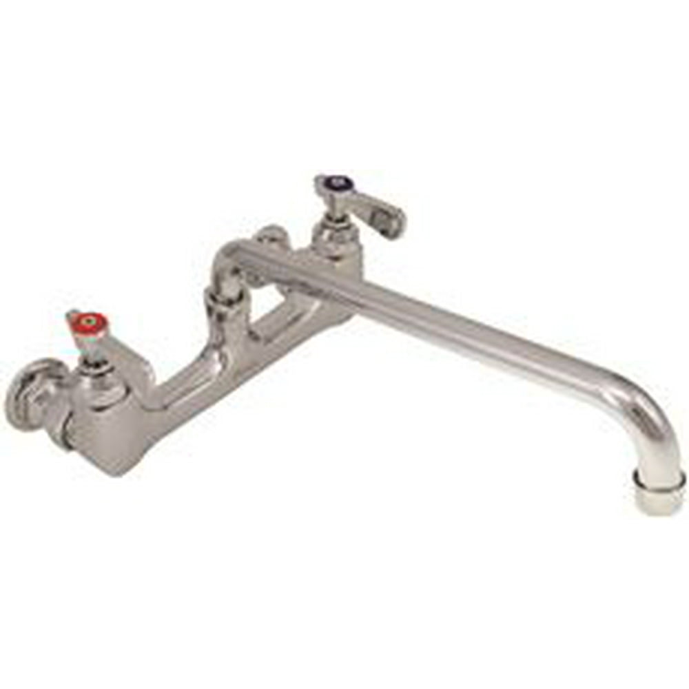 Premier Lead-Free Wall-Mounted Commercial Sink Faucet With 12-Inch ...