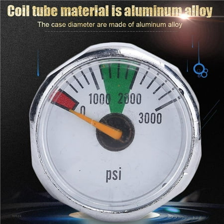1/8NPT Micro Mini Gauge Manometer for Paintball PCP Manometer Gauge ...