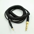 BRAWN- Audio Spring Coiled Cable For Ath-M40X & Ath-M50X Head-Mounted ...