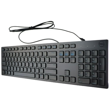 Dell Wired Keyboard, Black KB216, Full Layout, USB Interface, Chiclet Keys - Walmart.com