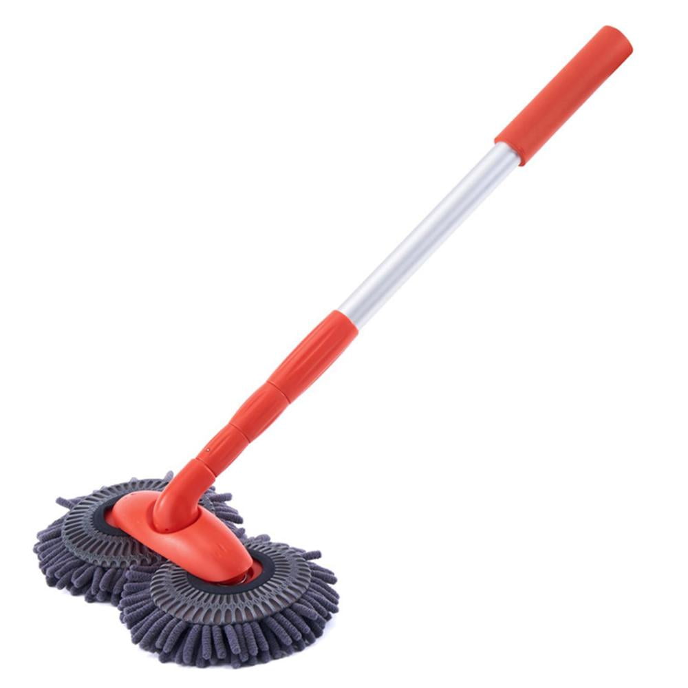 Car Wash Brush | Retractable Washing Mop | Double-headed Soft Bristle ...