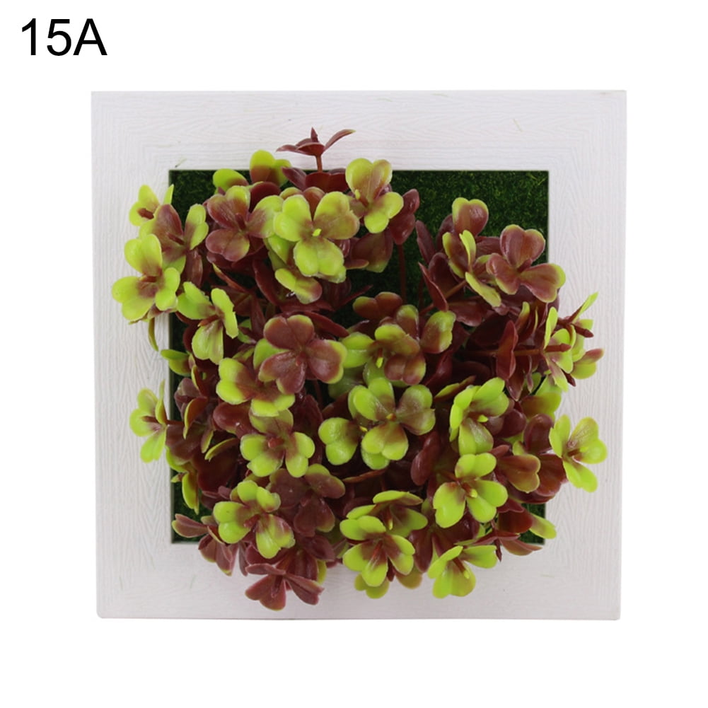 Hanging Planter Vase & Geometric Wall Decor Container, Artificial ...