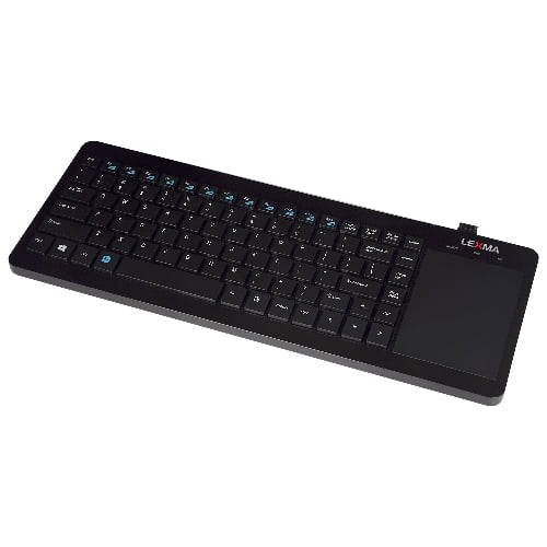 Lexma TouchPad Wireless Ergonomic Keyboard - English - Open Box ...