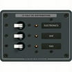 Blue Sea Systems #8373 Switch Panel, Contura w/ Breakers, 6 Switches ...