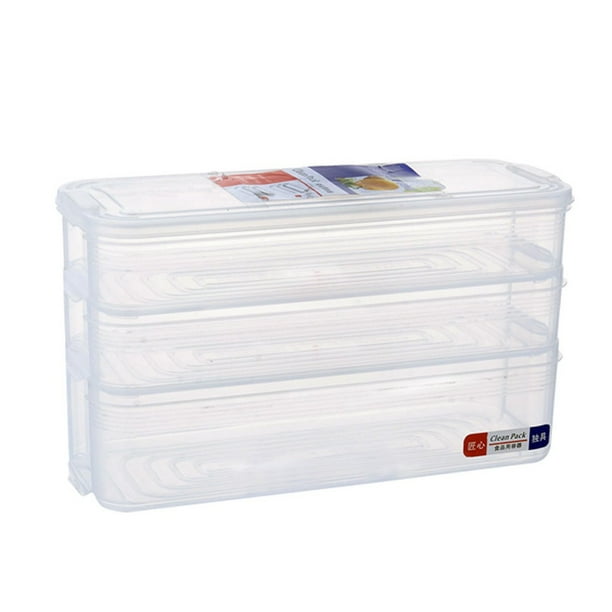 Vikakiooze Storage Box, Plastic Storage Refrigerator Bin Save Space Eco ...