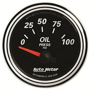 AUTO METER 5421 2-5/8IN OIL PRESS, 0-100 PSI, LFG, MECH - Walmart.com