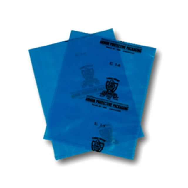 VCI Blue Poly Bags, 4 Mil, 12" x 18", Armor Protective Packaging from ...