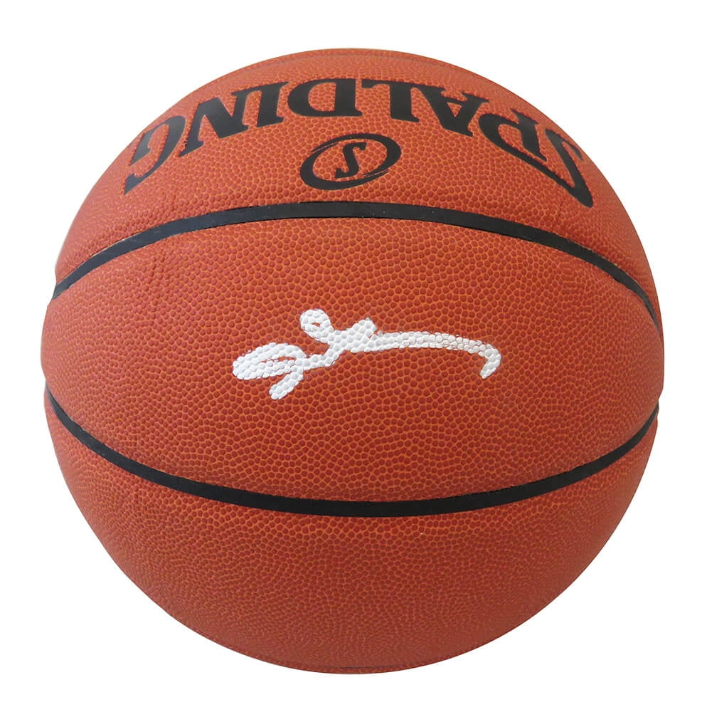 Allen Iverson Signed Spalding Game Series Replica NBA Basketball (PSA ...