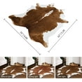 Lochas Faux Cowhide Rug, Soft Mat Carpet, Cow Print, for Bedroom/Living ...
