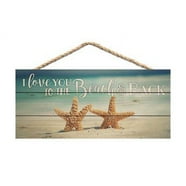 Ocean Rules Seashell Beach Design 12 x 12 Wood Pallet Design Wall Art ...