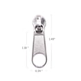 Goyunwell #5 Zipper Pulls Metal Silver Zipper Pulls Bulk 30pcs Zipper ...