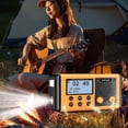 Portable Emergency Radio, Solar-powered Radio with Speaker Solar, FM ...