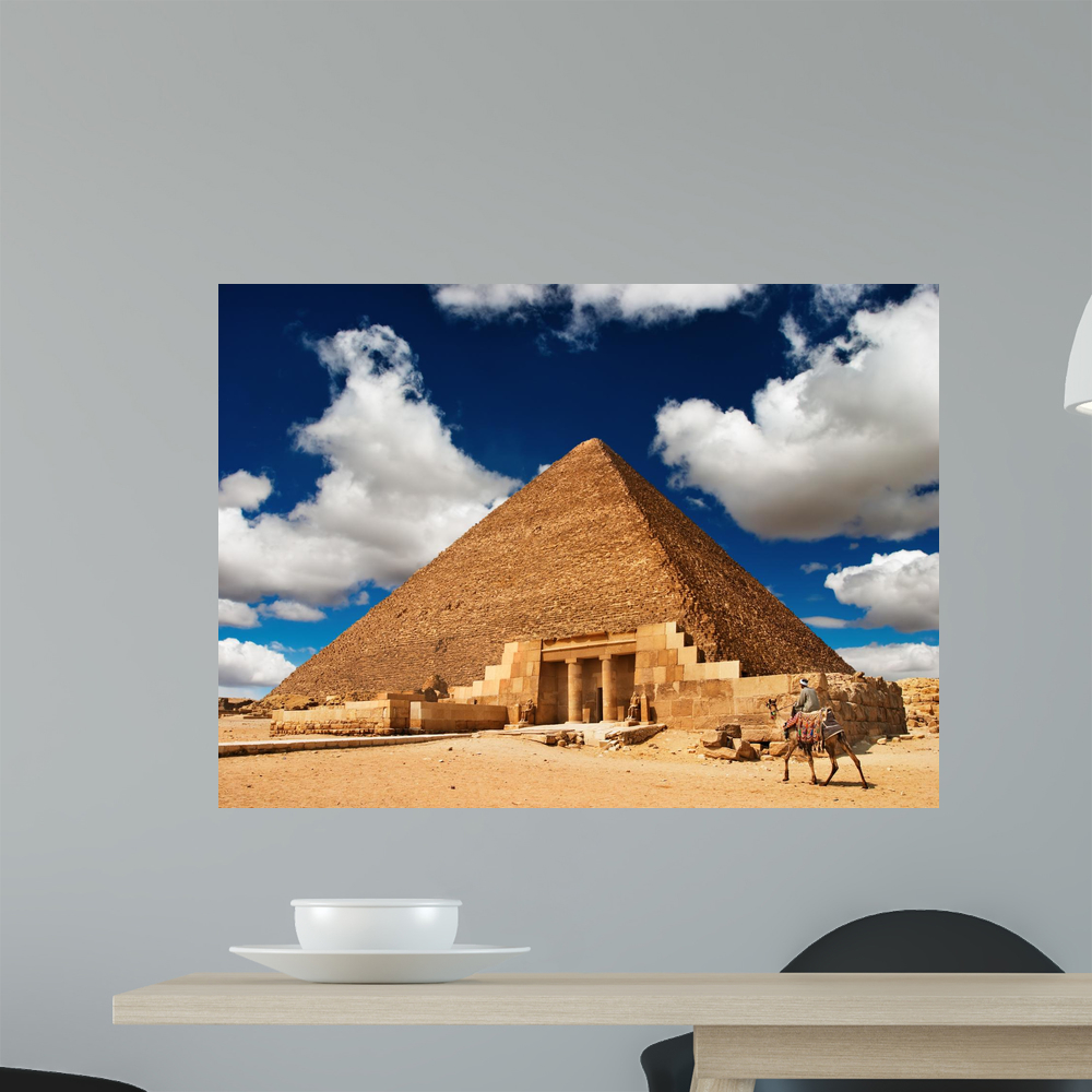 Egyptian Pyramid Wall Mural Decal Sticker, Wallmonkeys Peel & Stick ...