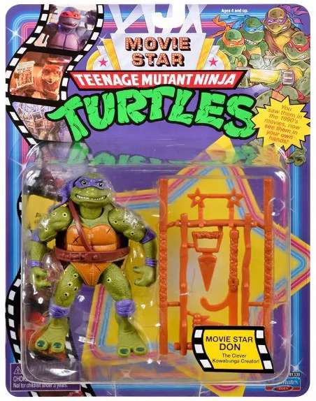Teenage Mutant Ninja Turtles Movie Star Donatello Action Figure ...