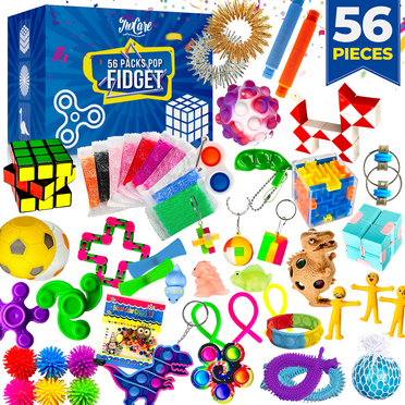 Fidget Toys Pack, 82 PCS Party Favors Set Gifts for Kids Adults Autism Stress Relief Stocking ...