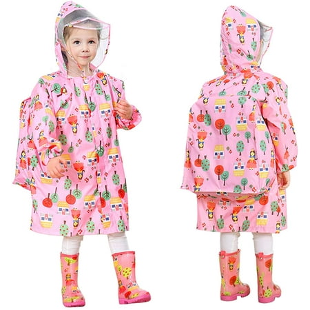 Kids Rain Suit Waterproof Coverall Toddler Rainsuit Outdoors Rain Wear Baby Boy Girl Raincoat ...