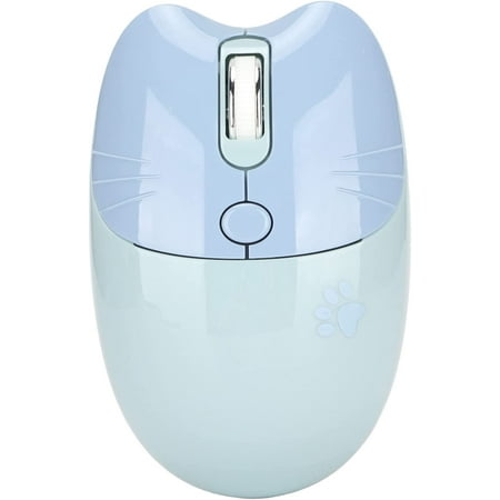 Cat aw Wireless Mou , 2.4 Dual Mode, Level 3 D I, Cute Cartoon Silent ...