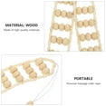 Shuliwen Back Massager 1pc Massage Roller Rope Wooden Massager Tool For