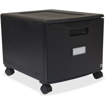 IRIS Stacking File Storage Drawer with Design, Black - Walmart.com
