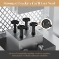 8 inch--6pcs Metal Hardware Shelving Brackets Heavy Duty Decorative ...