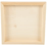 Make Market 5x5 Unfinished Wooden Shadow Box Picture Frame - 24 Pack ...