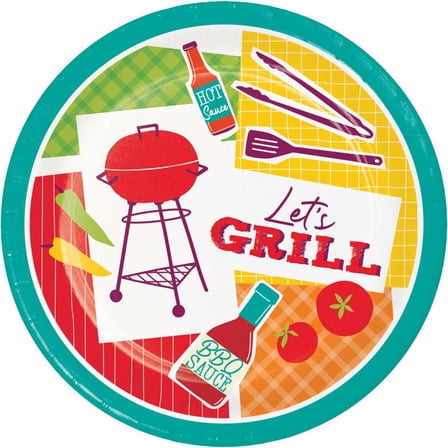 Hello Fall 9-inch Paper Plates 8 Per Pack - Walmart.com