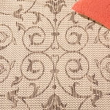 Safavieh Courtyard Nanda Botanical Indoor/Outdoor Area Rug, Natural ...