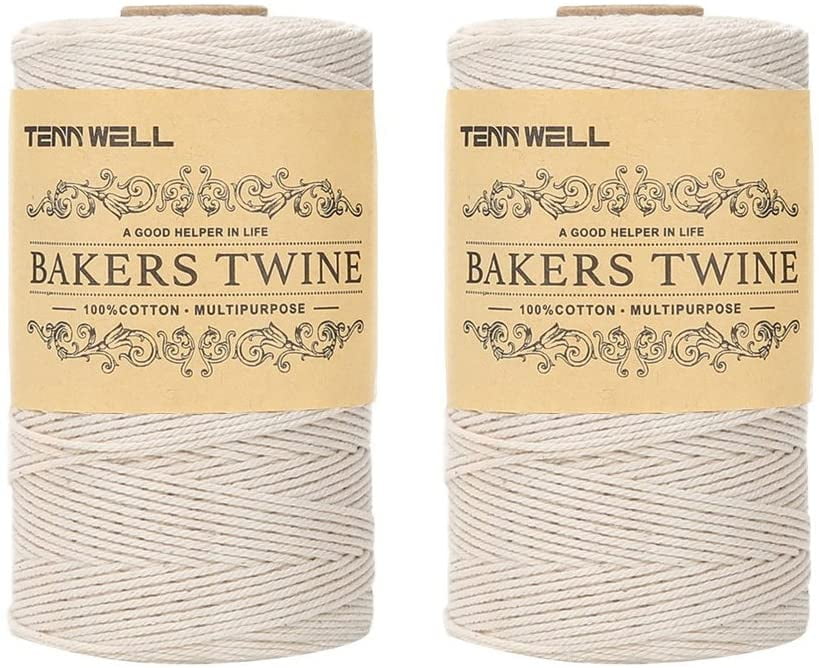 Cooking Twine, 656Feet 1mm Food Safe Kitchen Cotton String Butchers ...