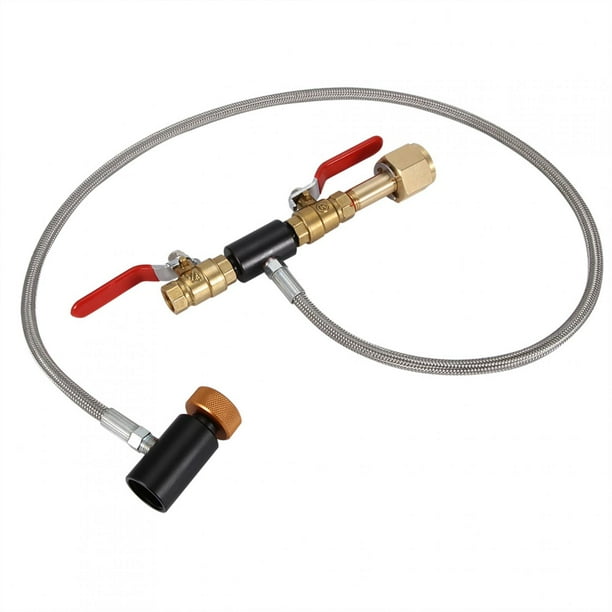 CGA-320 CO2 Cylinder Refill Adapter with Hose For Filling Soda Tank 36 ...