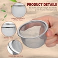 4pcs Teapot Strainer Mesh Tea Infuser Loose Leaf Filter Stainless Steel ...